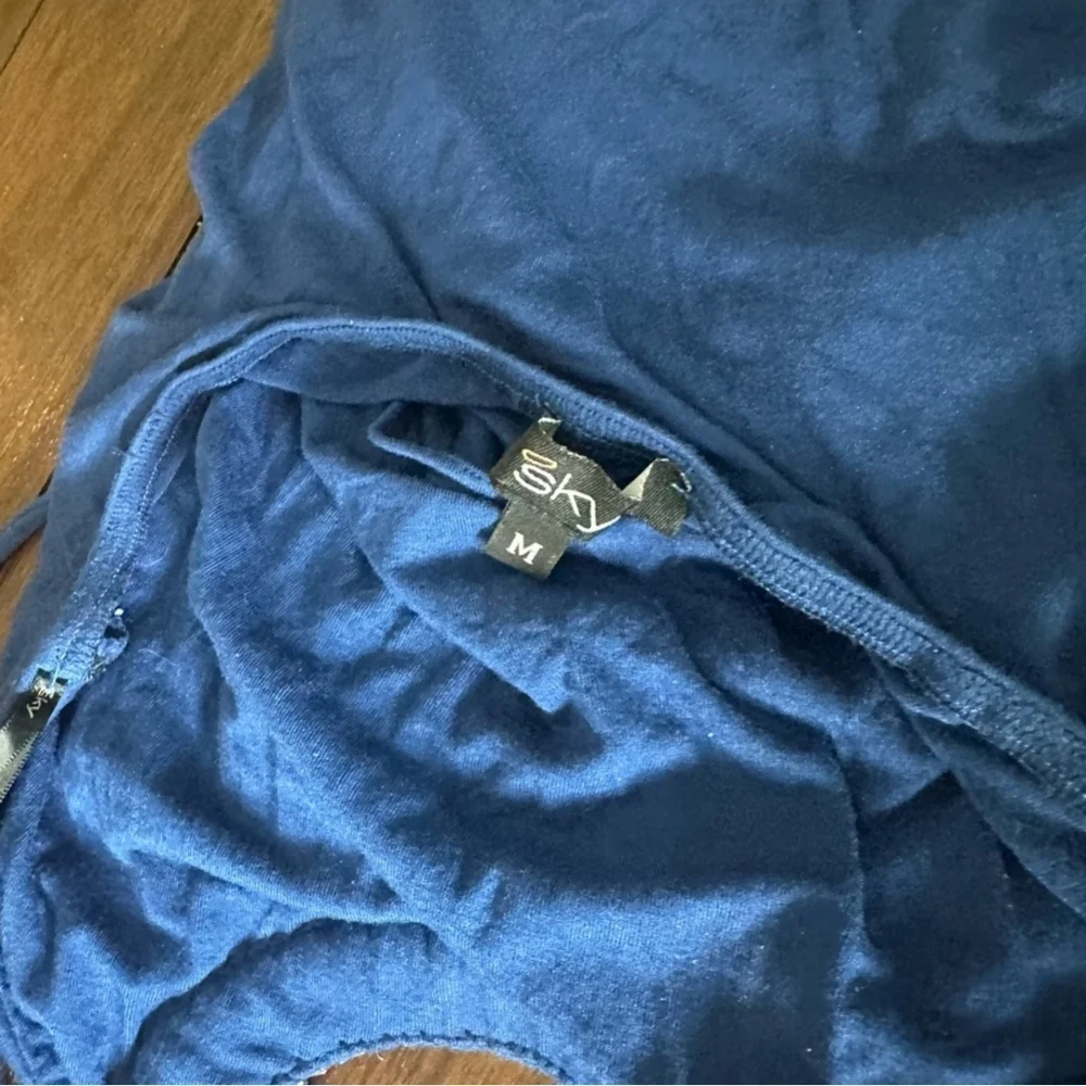 Sky | Tops | Sky Deep Blue Garment | Poshmark